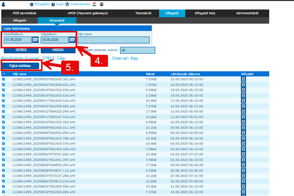 *új importer* - K&H POS24 (xml) – Adriana Automatik Kft.