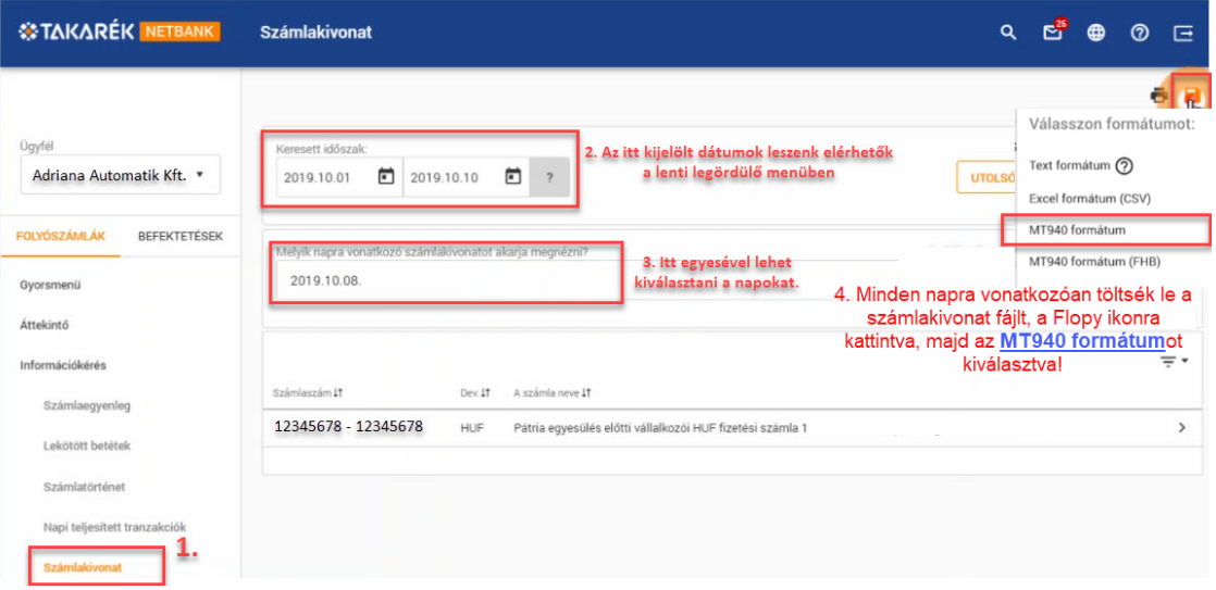 MBH - Takarék Internet Bank (STM) 2025.12.31.-ig érvényes felület ...